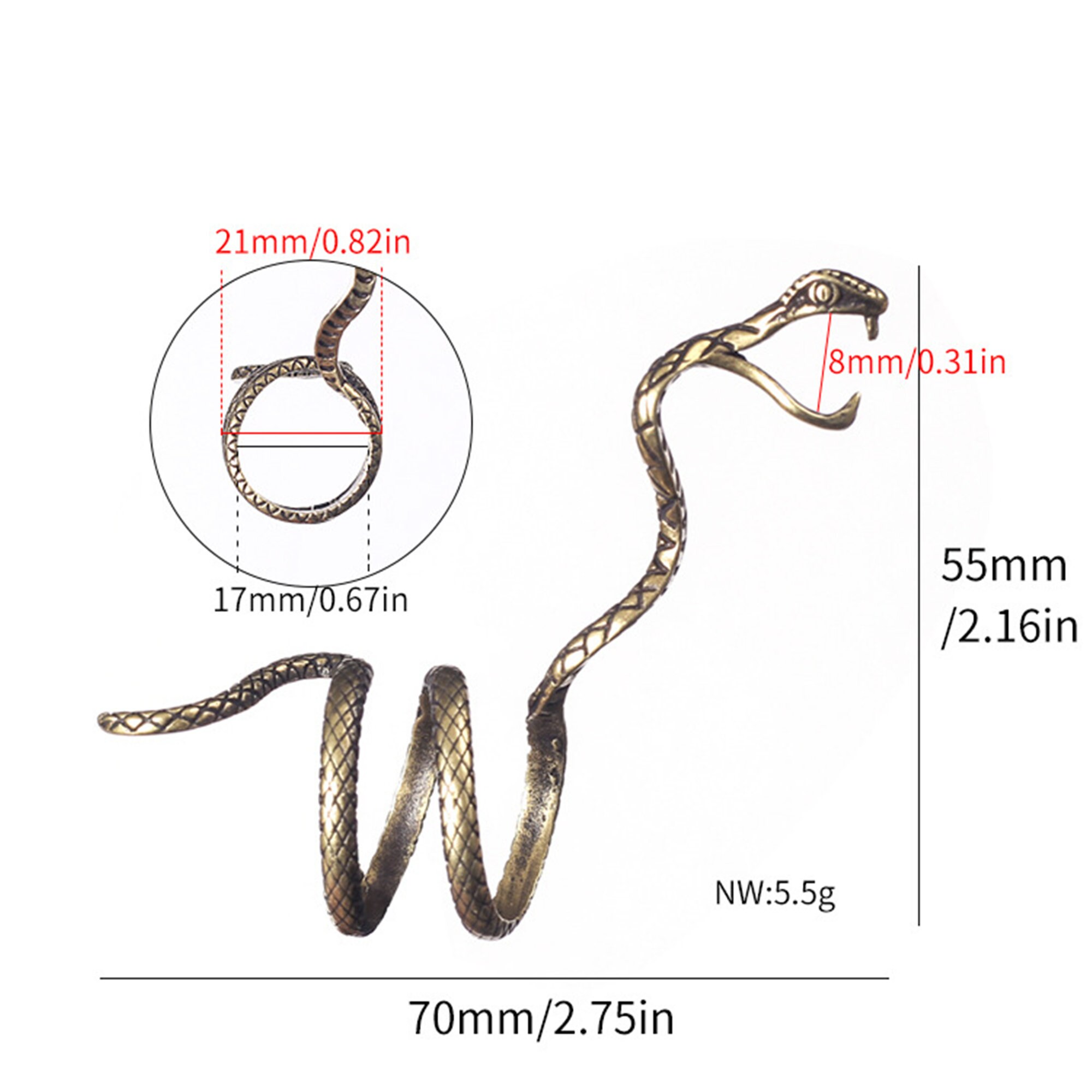 Snake Smoke Frame Ring Smoking Ring Adjustable Ring - Etsy