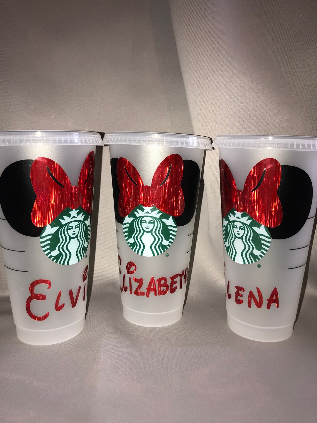 Custom Cold Cup Large Bow - Etsy