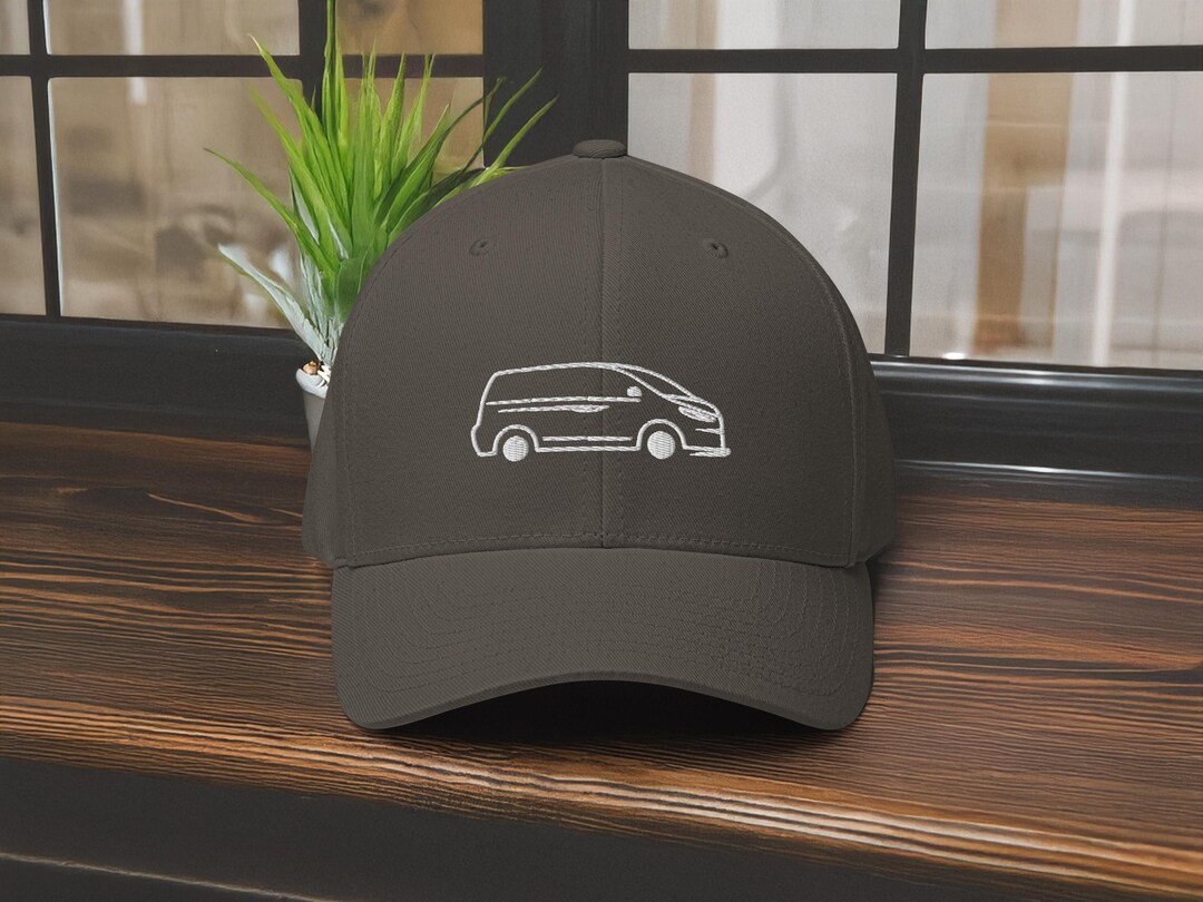 Embroidered Minivan Flexfit Cap, Twill Baseball Hat - Etsy