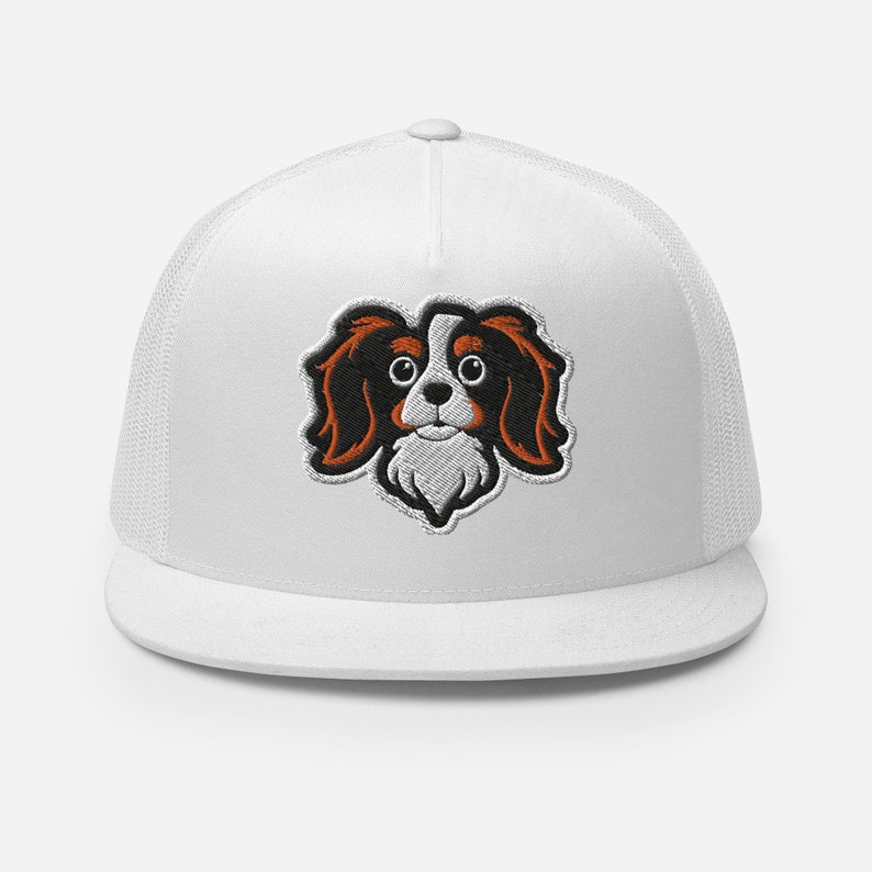 Cavalier King Charles Spaniel Trucker Cap, Dog Adjustable Embroidered ...