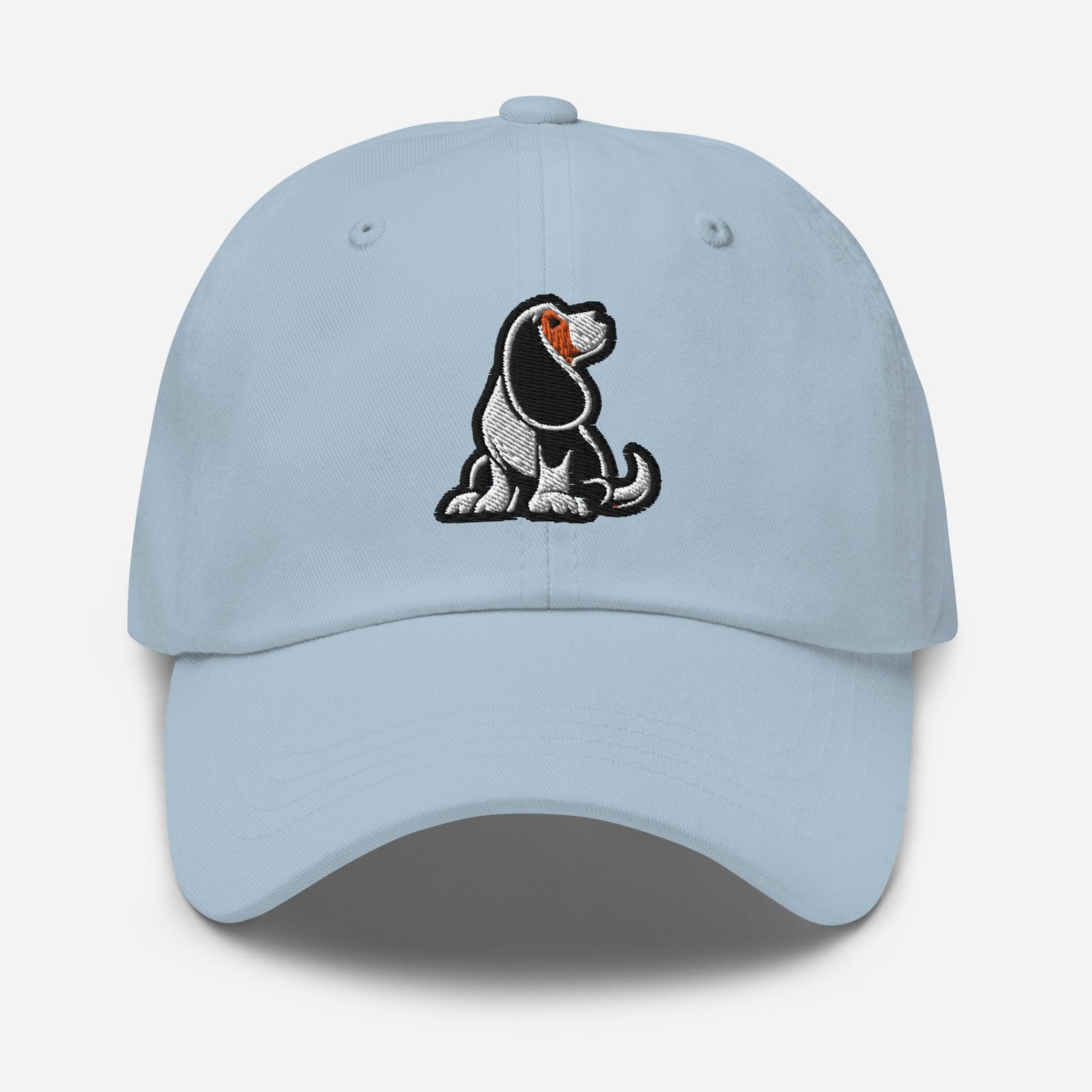 Basset Hound Beauty: Embroidered Dog Dad Hat, Adjustable Baseball Cap ...