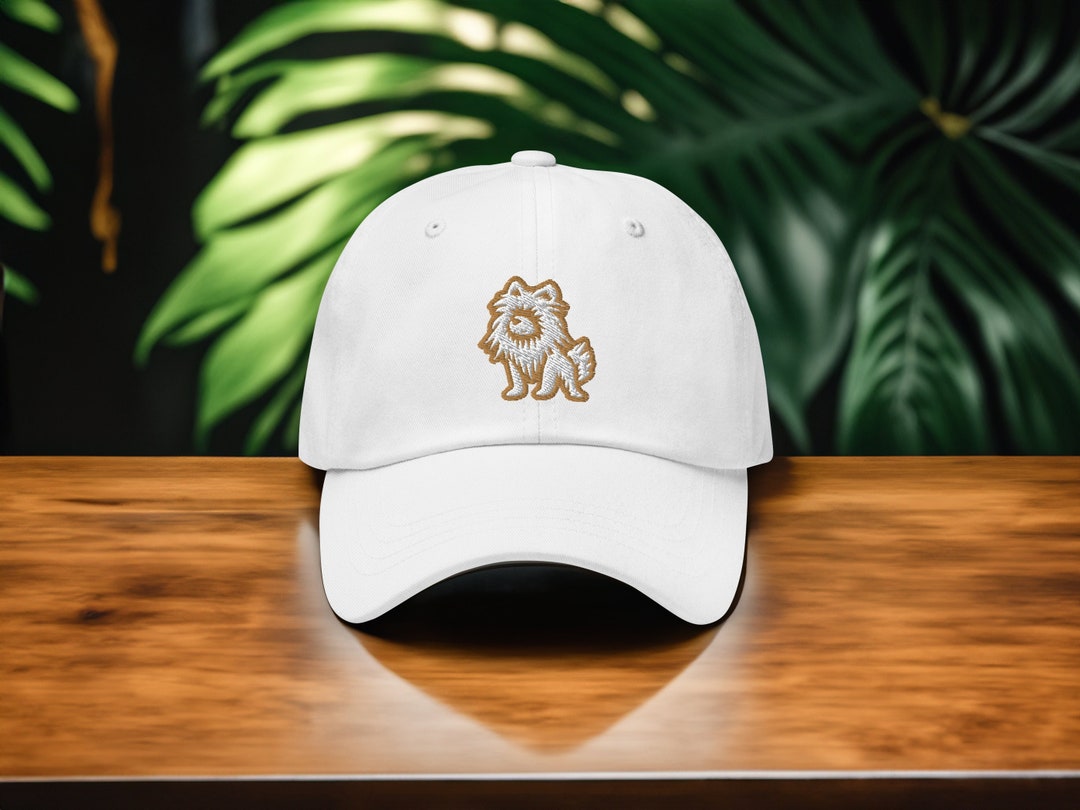 Pomeranian Prestige: Embroidered Pom Dad Hat, Adjustable Baseball Cap ...
