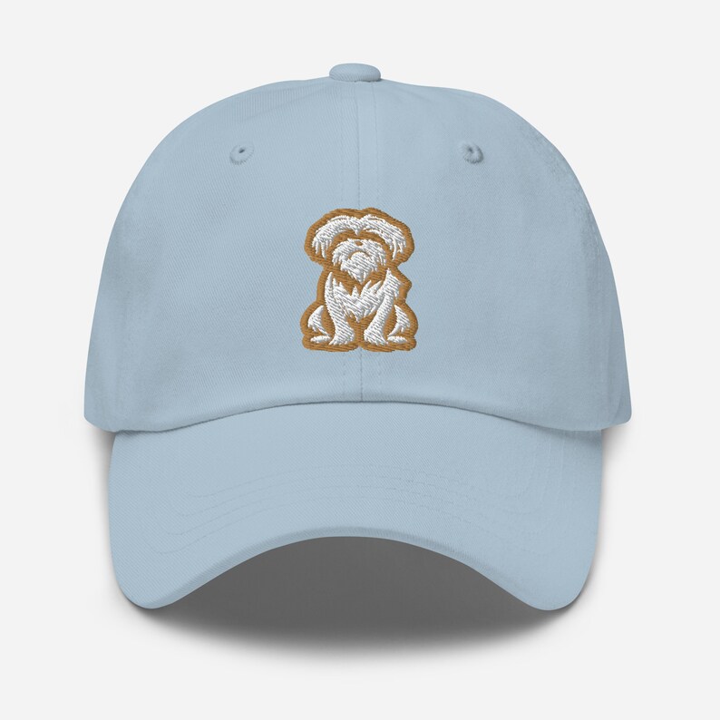 Shih Tzu Style: Embroidered Adjustable Dad Hat W/ Unique Dog Emblem ...