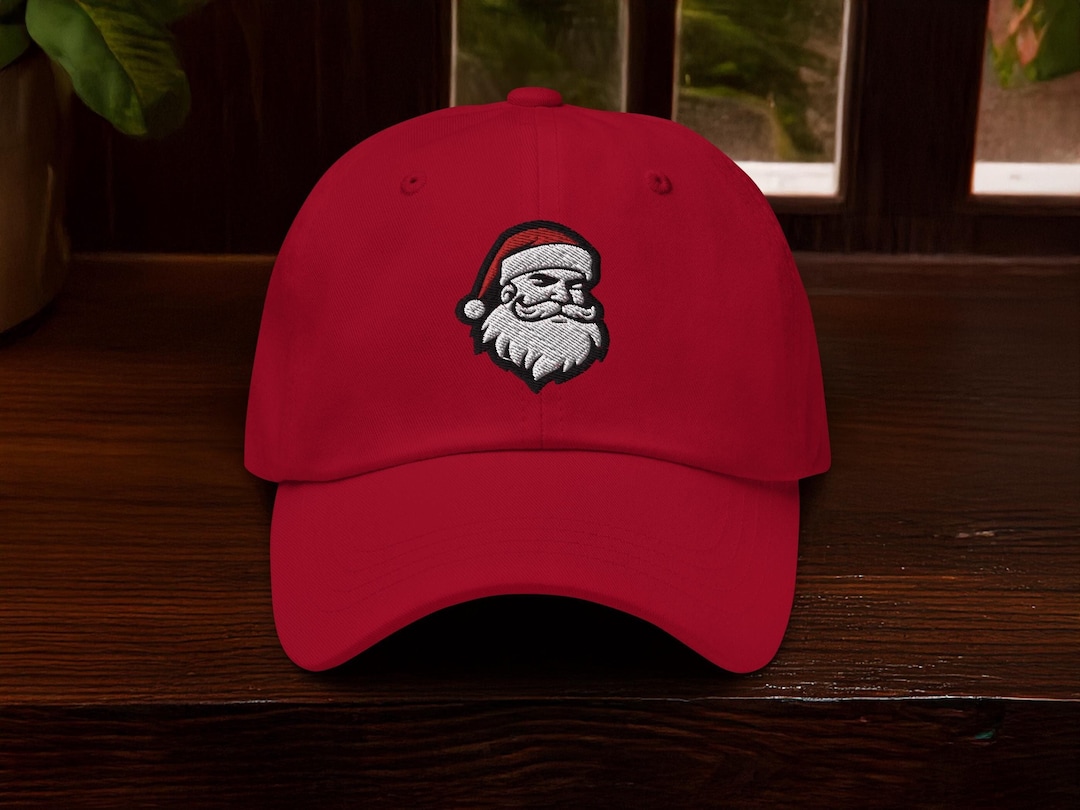 Embroidered Santa Claus Dad Hat, Kris Kringle Christmas Gift - Etsy