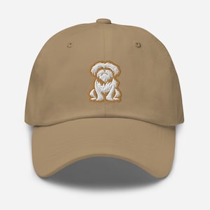 Shih Tzu Style: Embroidered Adjustable Dad Hat W/ Unique Dog Emblem ...