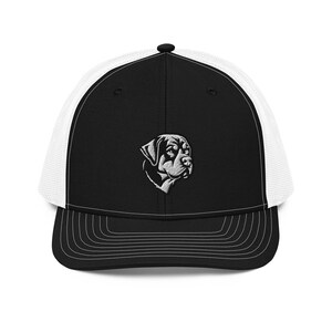 Rottweiler Embroidered Trucker Cap, Rottie Mesh Back Curved Brim ...