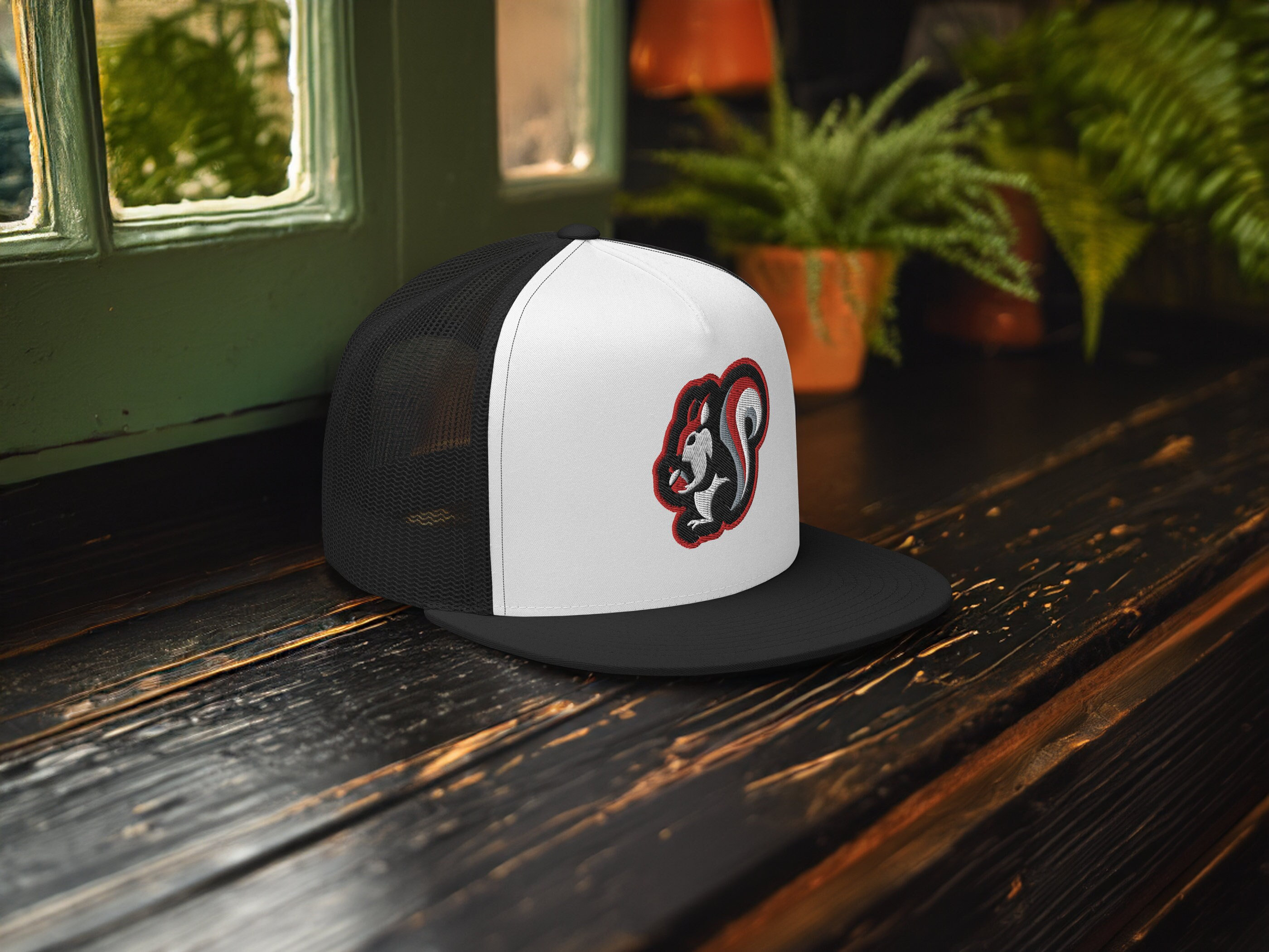 Squirrel Style: Oak City Embroidered Trucker Cap, Adjustable Acorn ...