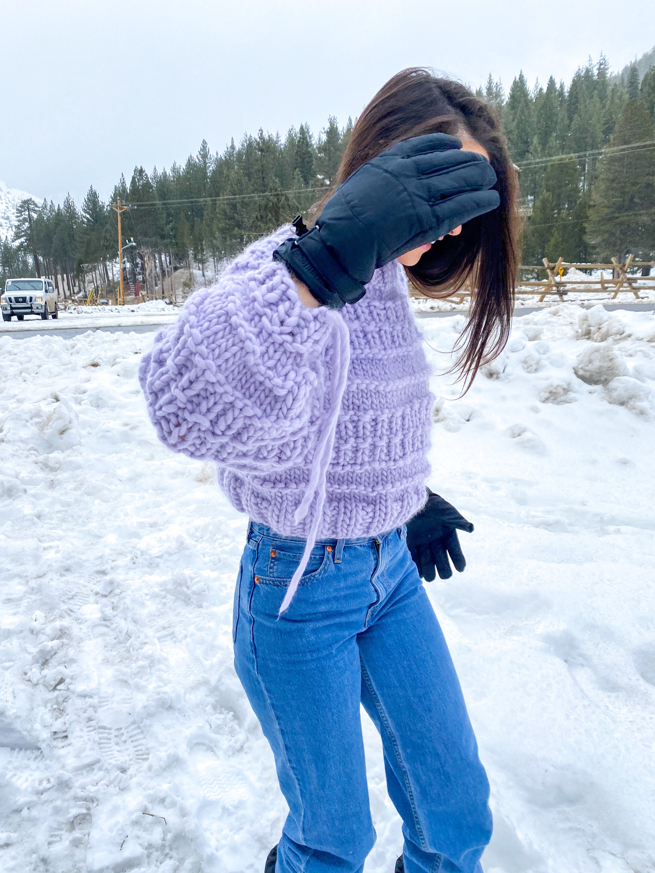 Knitting Pattern: JESS SWEATER Chunky Textured Slight - Etsy Canada