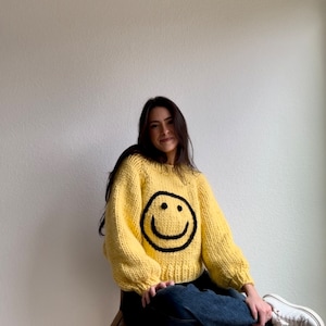 Sunday Sweater | Knitted Sweater Pattern | Chunky Sweater | Digital ...