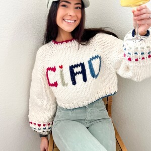 CIAO SWEATER | Beginner Friendly | Knitting Pattern - Etsy