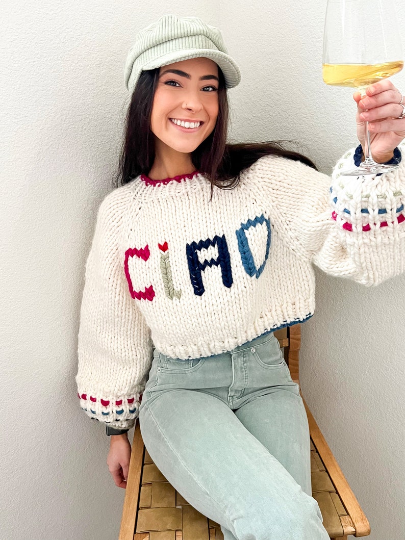 CIAO SWEATER Beginner Friendly Knitting Pattern - Etsy