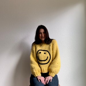 Sunday Sweater | Knitted Sweater Pattern | Chunky Sweater | Digital ...