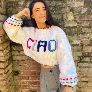 CIAO SWEATER | Beginner Friendly | Knitting Pattern - Etsy