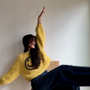 Sunday Sweater | Knitted Sweater Pattern | Chunky Sweater | Digital ...