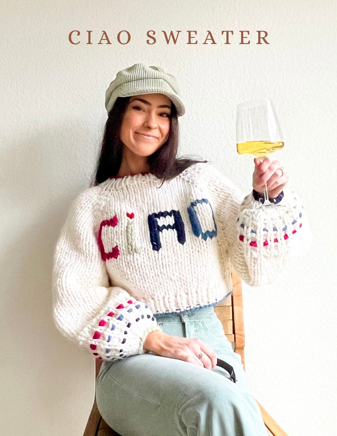 CIAO SWEATER | Beginner Friendly | Knitting Pattern - Etsy