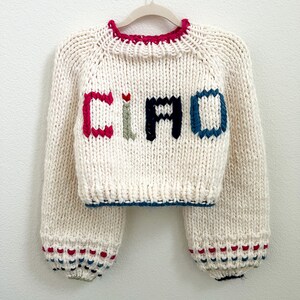 CIAO SWEATER | Beginner Friendly | Knitting Pattern - Etsy