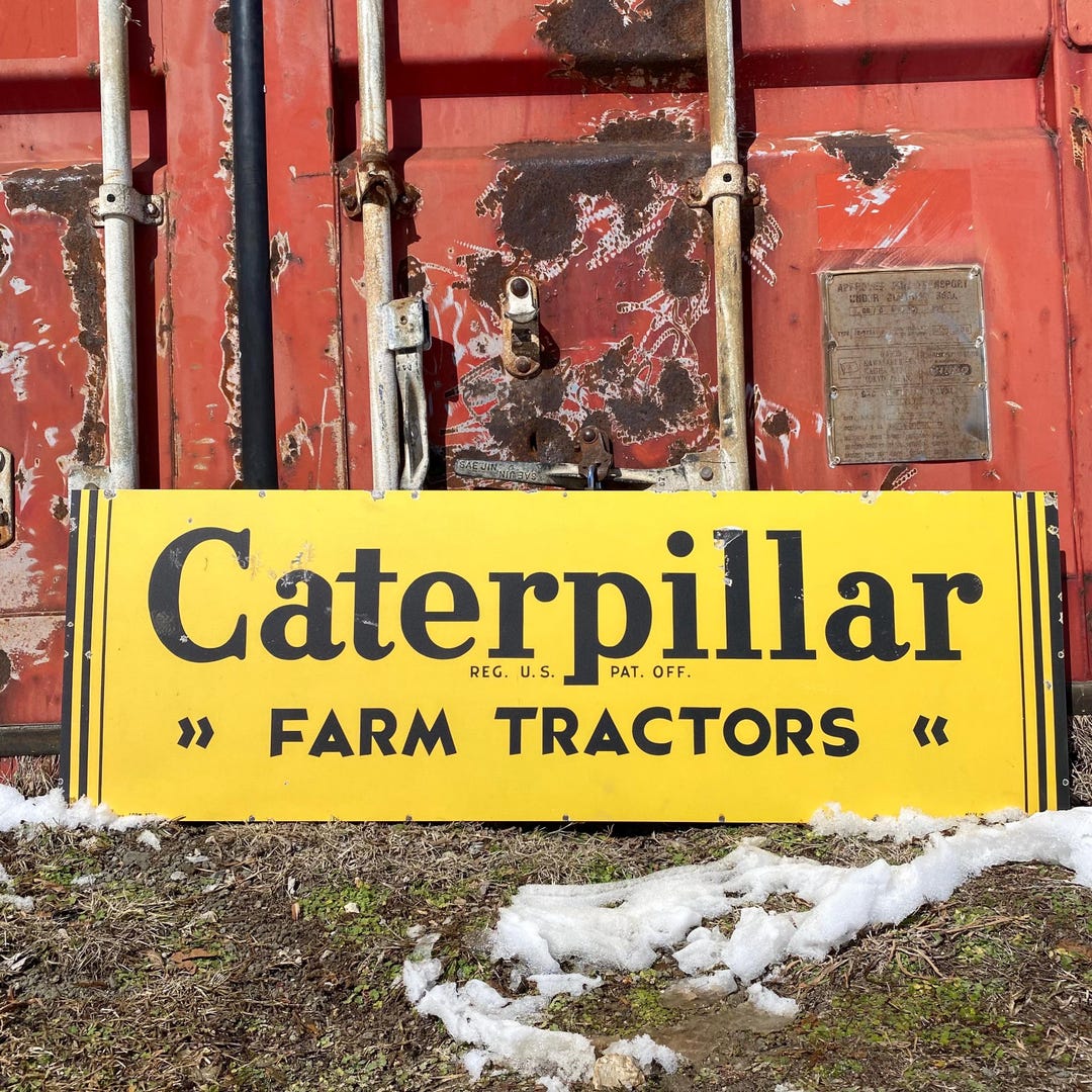 4ft Caterpillar Farm Tractors Sign - Etsy