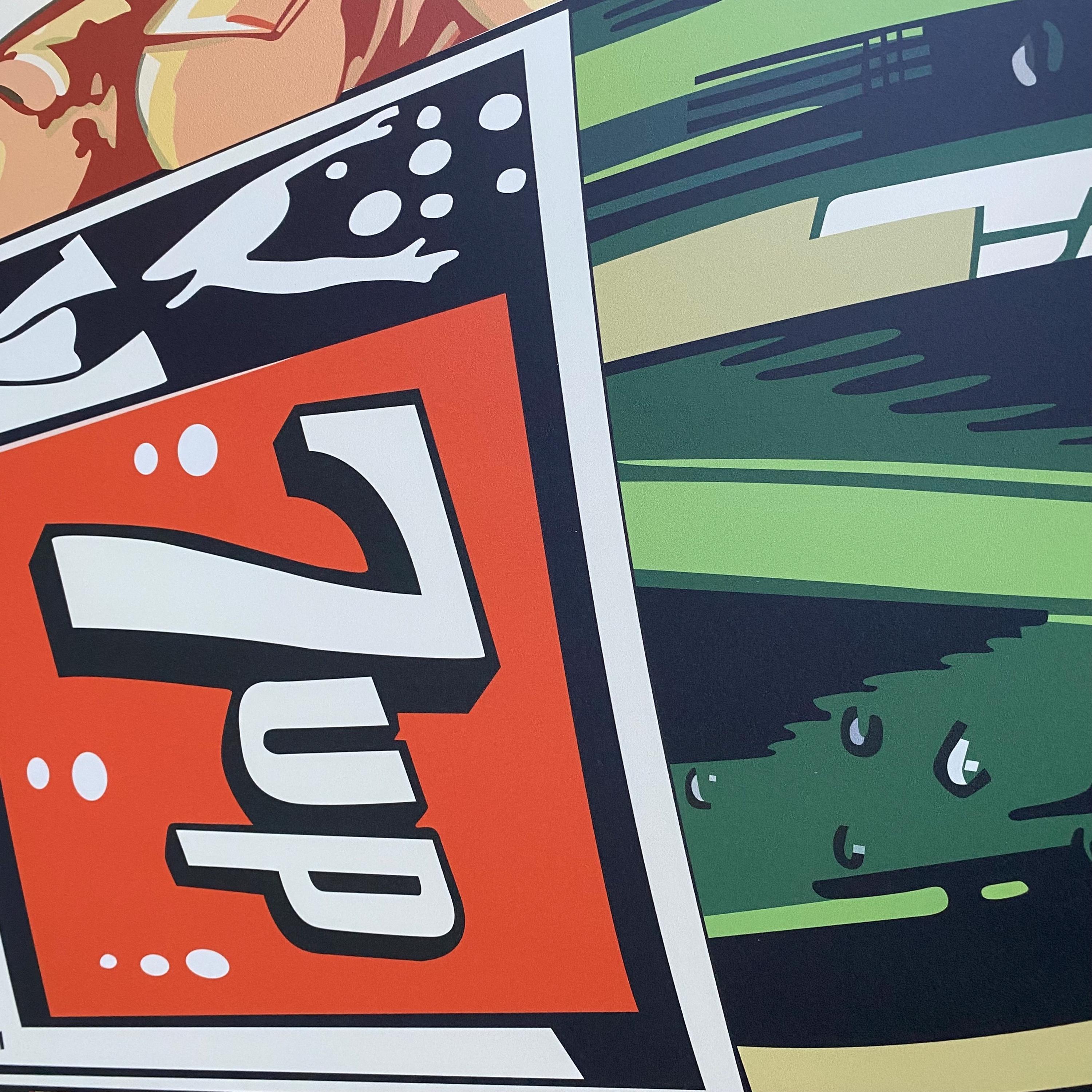 Vintage Style Aluminum 7up Sign - Etsy