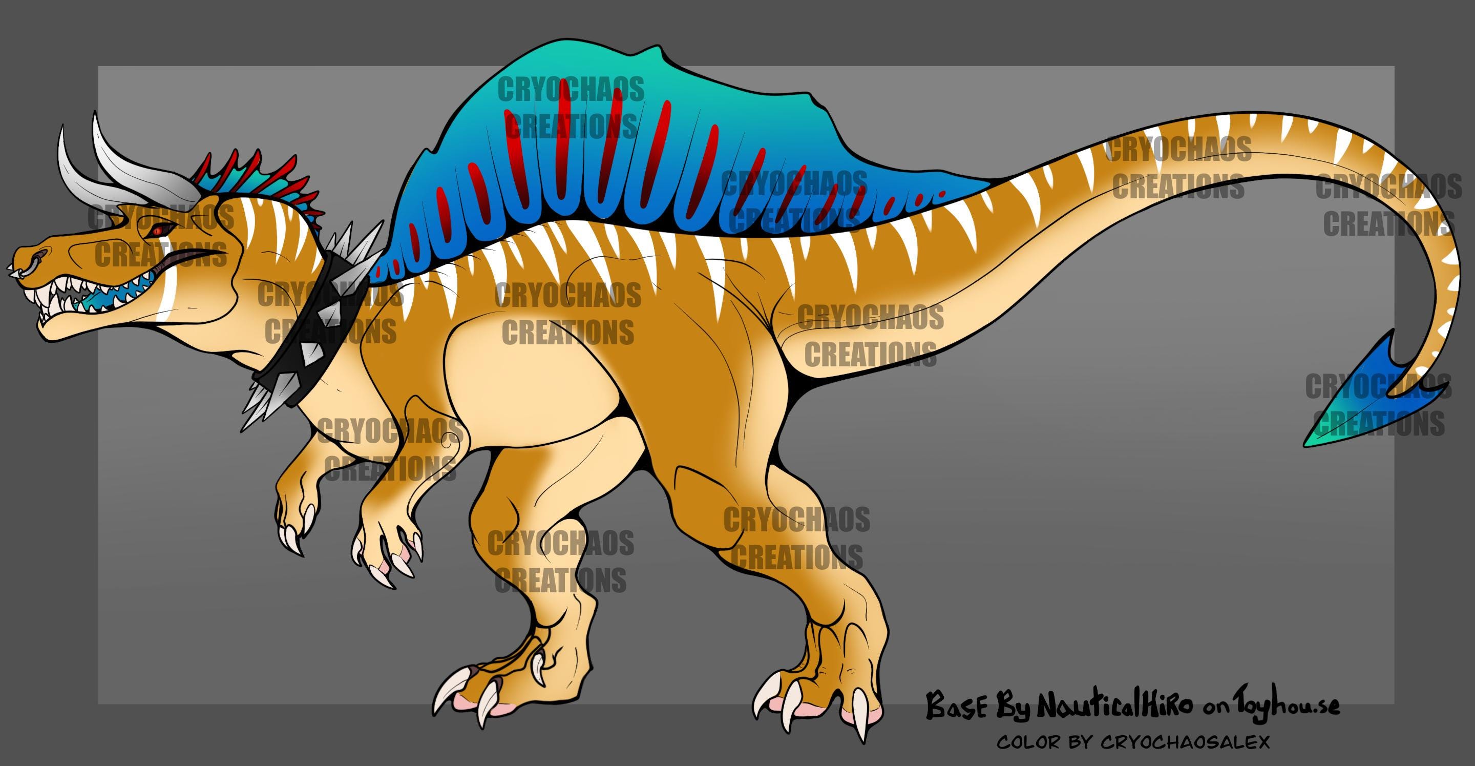 Spinosaurus OC Character Design Adoptable - Etsy Canada