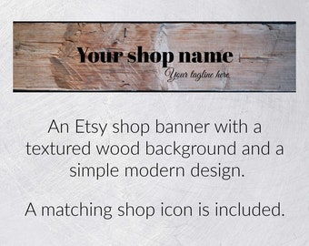 Wood Shop Banner - Etsy