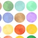 Watercolor Circles Clipart / Watercolor Clipart Dots / Dots Download ...