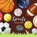 Watercolor Sports Clipart / Watercolor Sports Balls Download / Instant ...