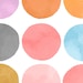 Watercolor Circles Clipart / Watercolor Clipart Dots / Dots Download ...