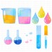 Watercolor Beakers Clipart / Science Clipart Download / Science / Lab ...