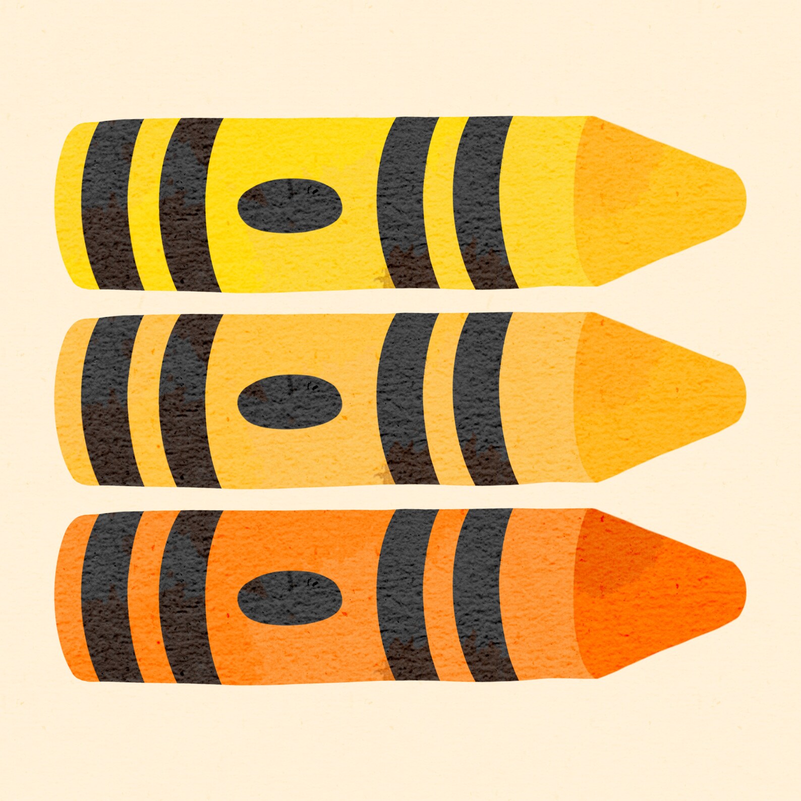 Watercolor Crayons Clipart / Back to School Teachers Clip Art / Art ...