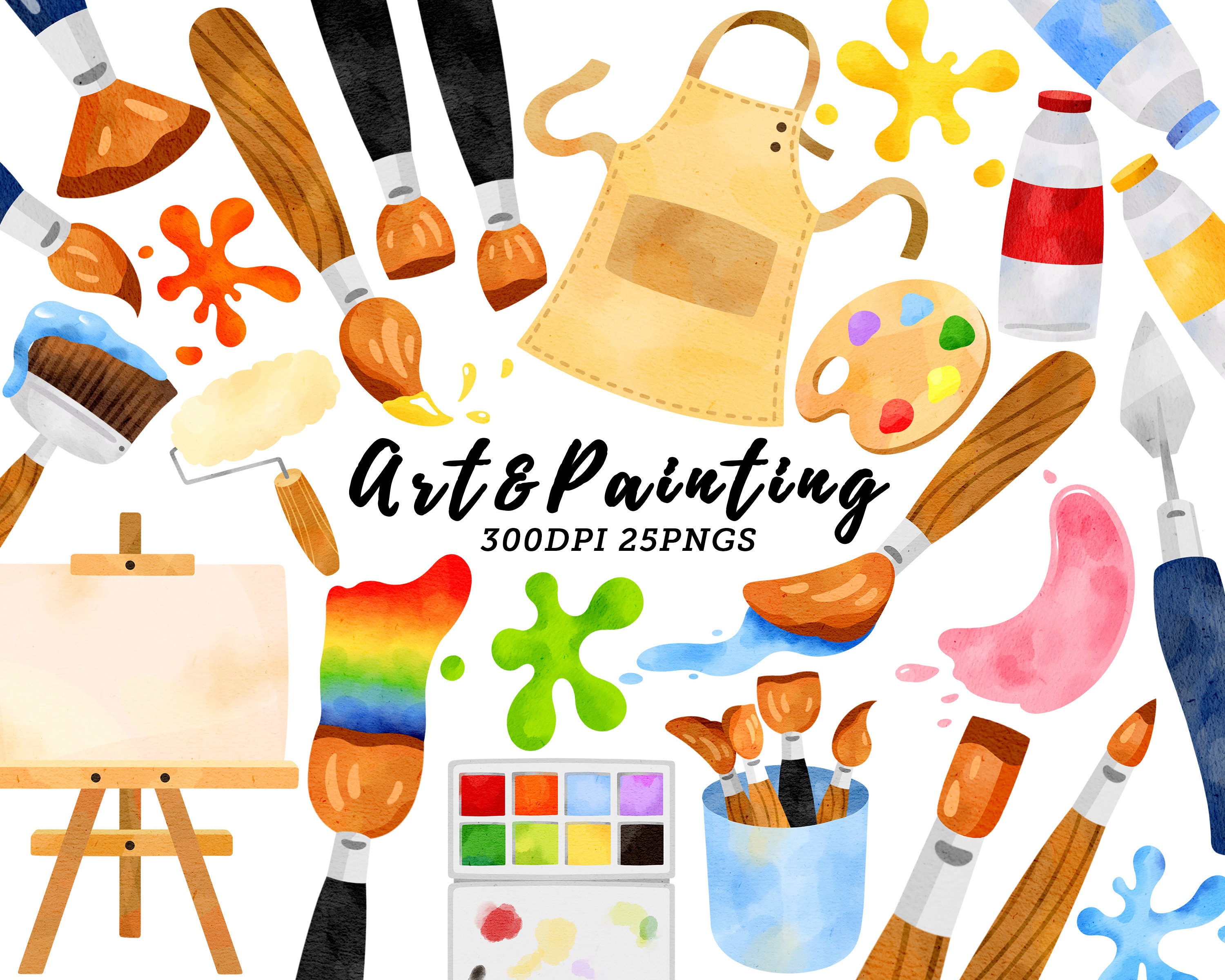Paints Clip Art