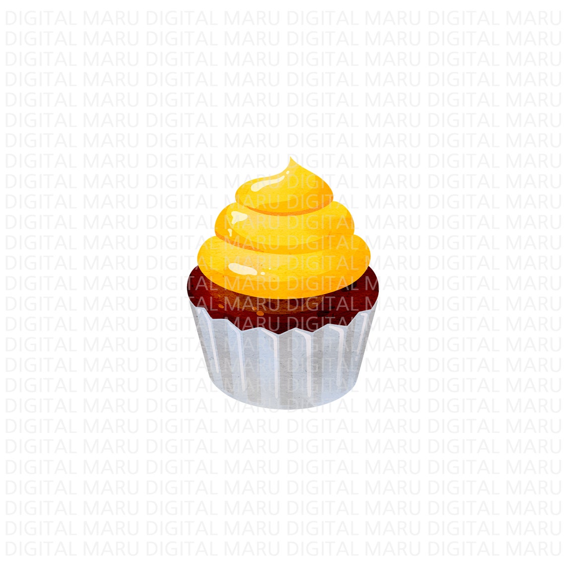 Watercolor Cupcake Clipart / Sweets Dessert Clipart / Bakery - Etsy