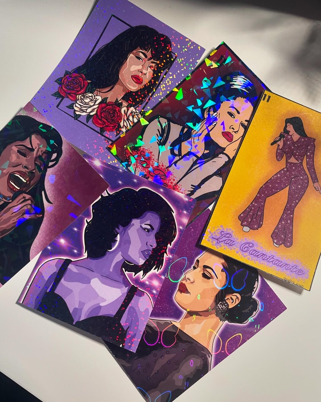 6 Selena Stickers, Waterproof, Holographic Stickers - Etsy