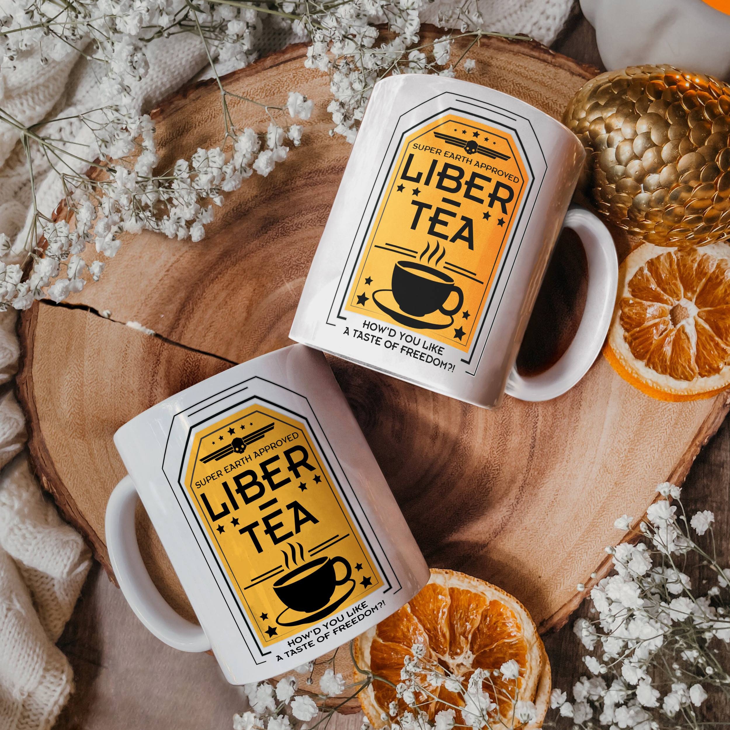 Liber-tea Helldivers 2 Mug, Morning Cup of Liber-tea, Helldivers Taste ...