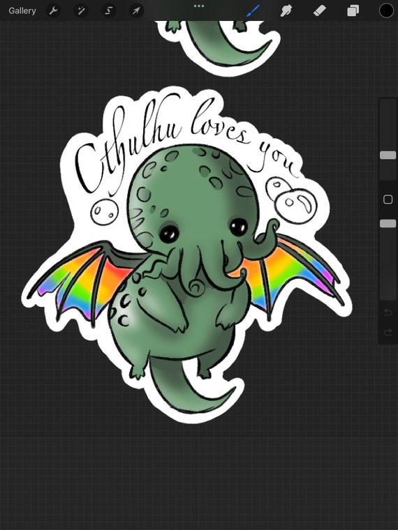 Cthulhu Loves You - Etsy