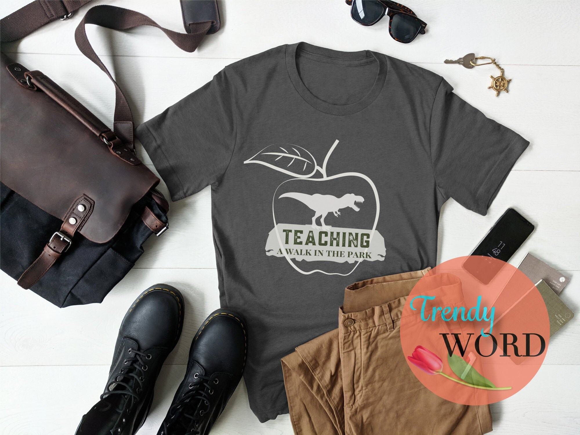 Teaching is a Walk in the Park Shirt, Funny Shirt, Teacher Shirt ...