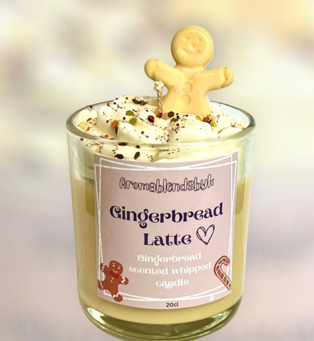 Gingerbread Latte Whipped Candle - Etsy UK