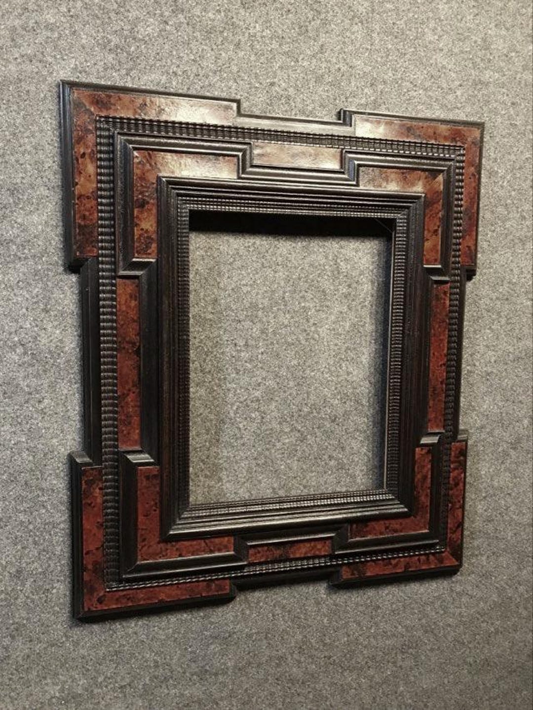 Made to Order 17th Century Dutch Style Ripple Molded Frame With Double ...