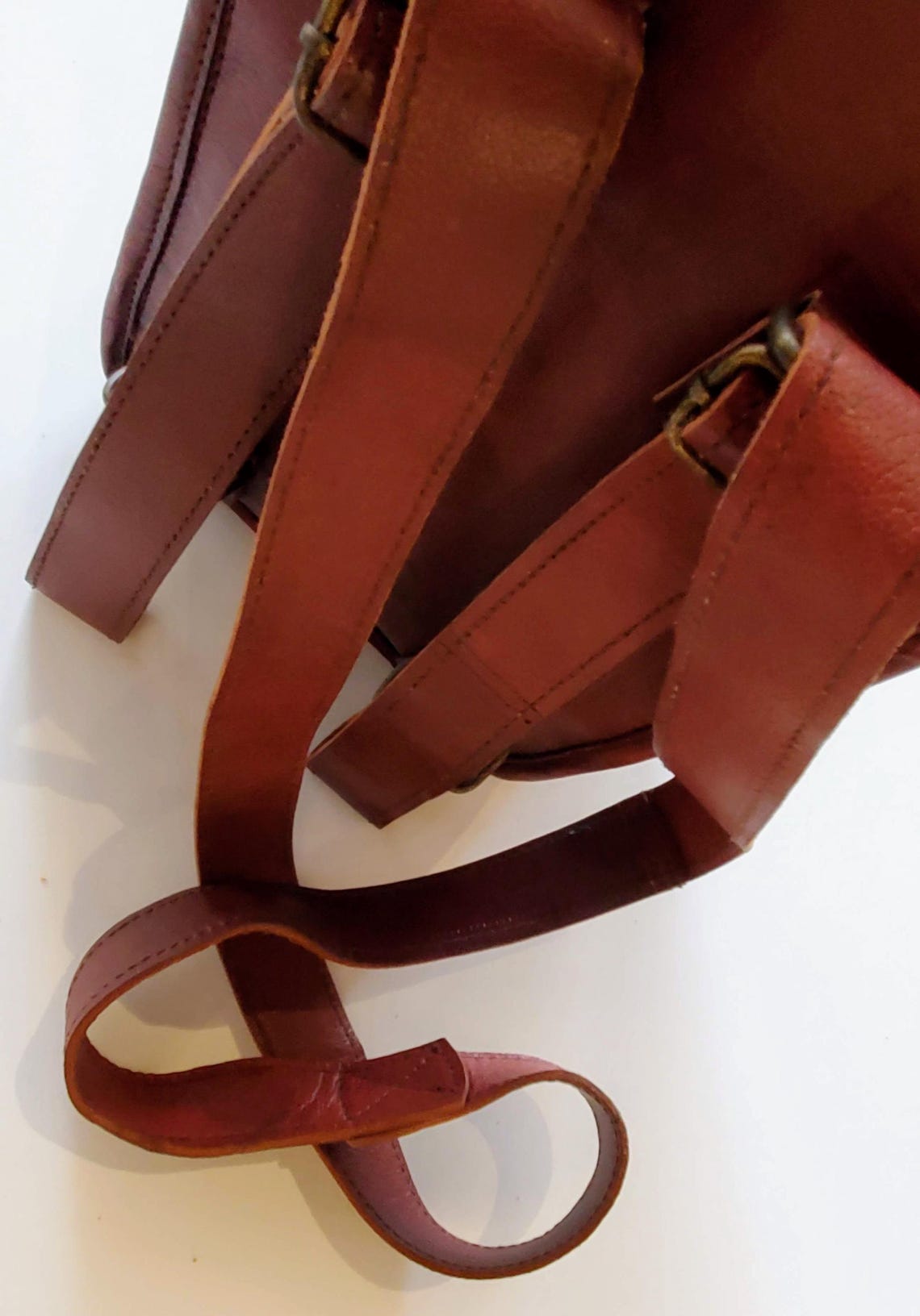 Backpack & Crossbody 2-in-1 | Full Grain Leather - Etsy
