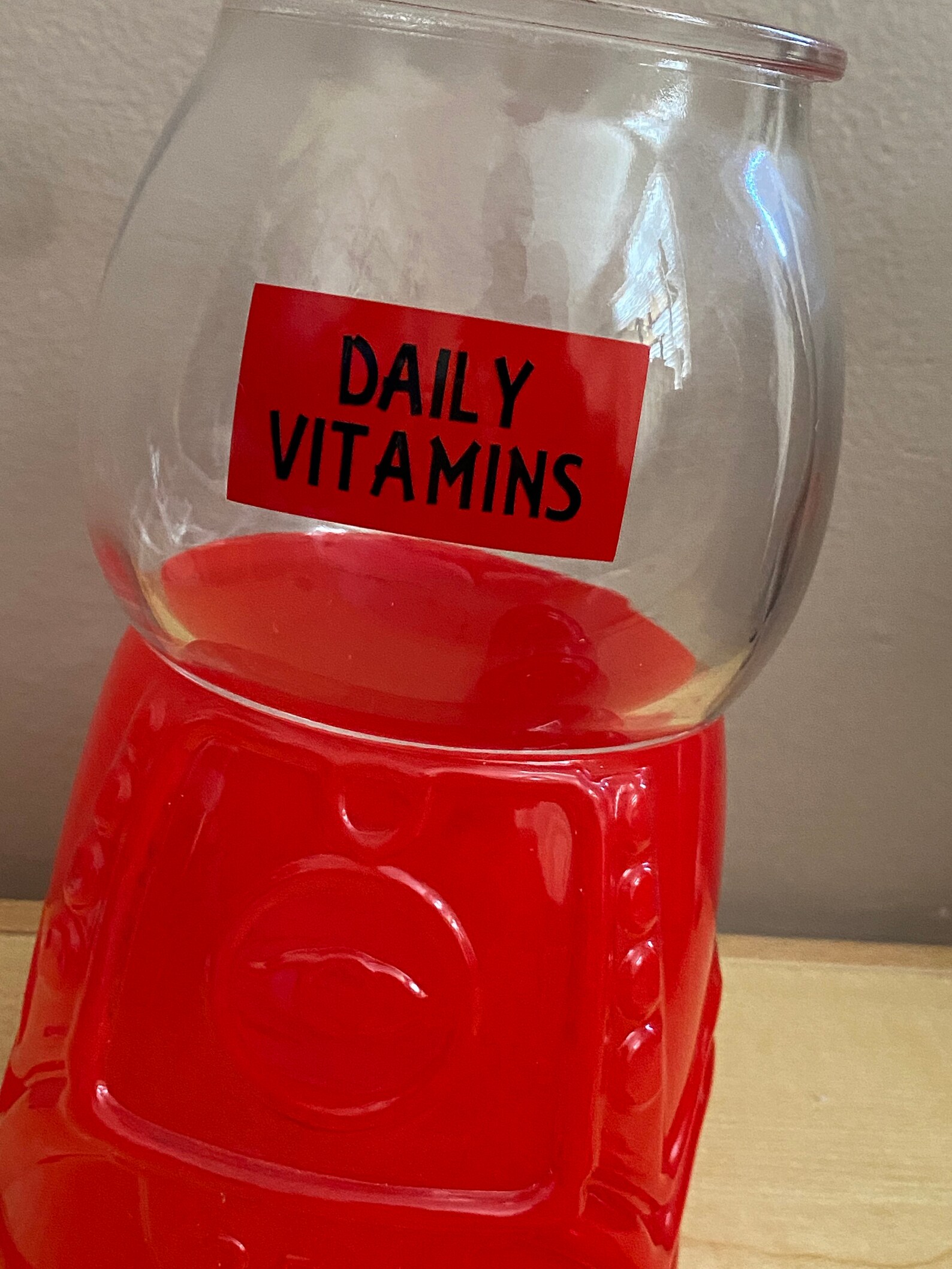 Gumball machine Canister with lid Candy Jar Glass personalized | Etsy