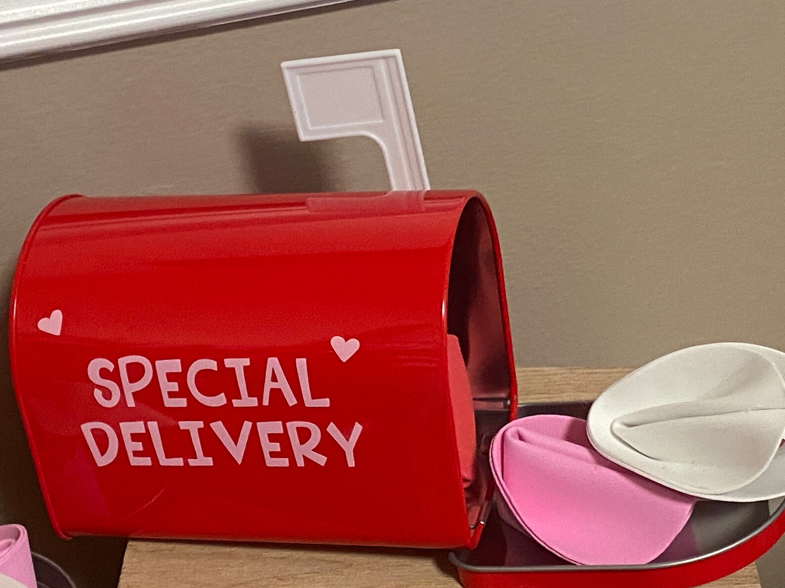 SPECIAL DELIVERY Little Red Tin Mailbox Valentines Gift for - Etsy