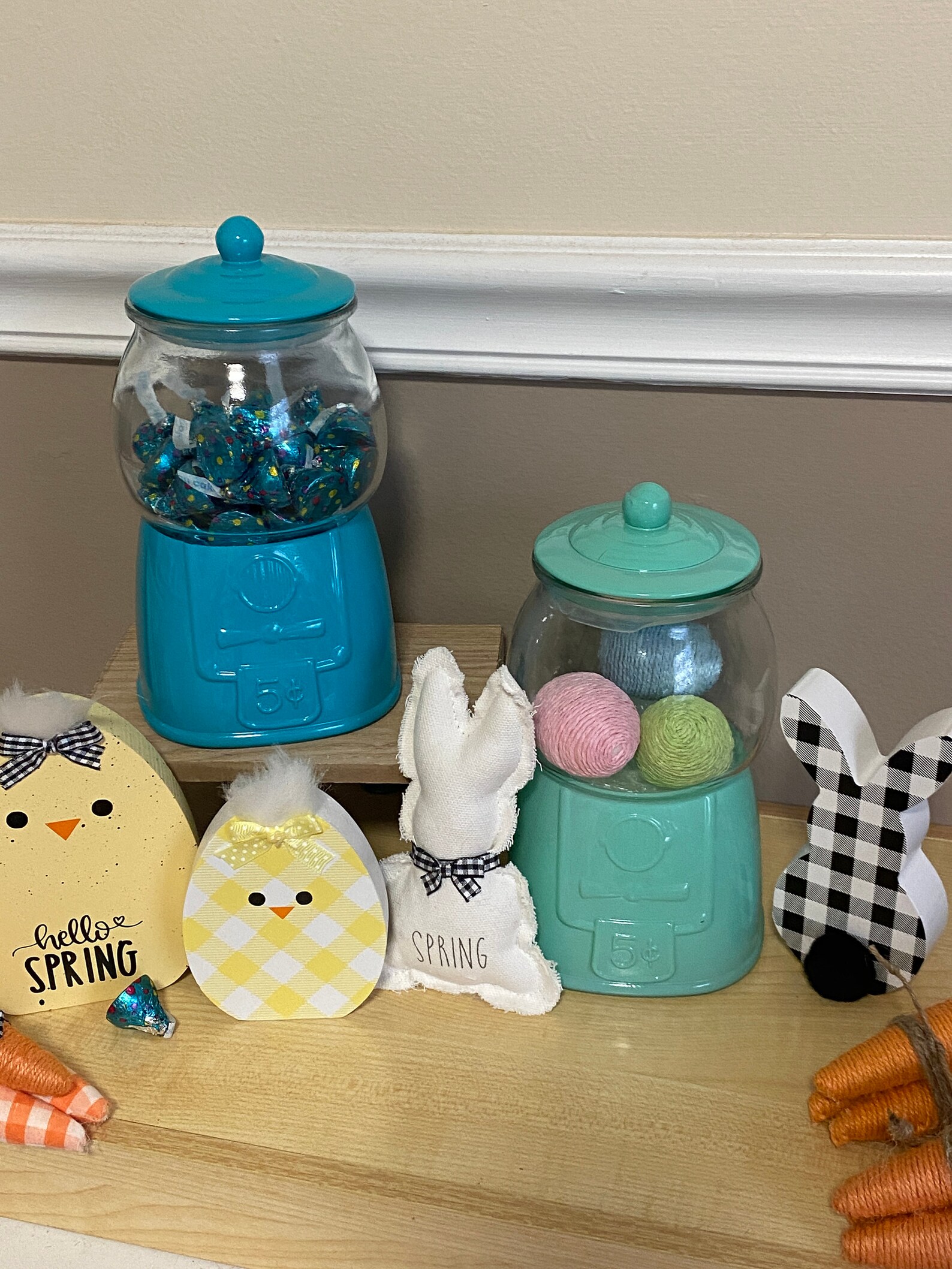Assorted 8 Glass Gumball Machine Jar With Lid Candy - Etsy