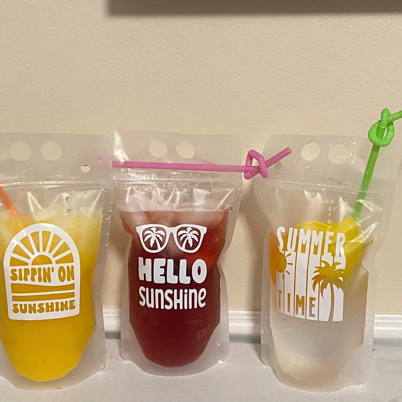 Custom Drink Pouch - Etsy