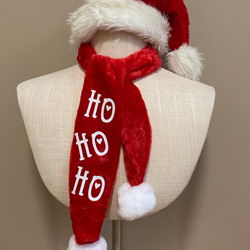 Santa Scarf - Etsy