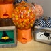 Mini Gumball Machine Candy Dispenser PUMPKIN Candy Machine 6.5 Can Be ...