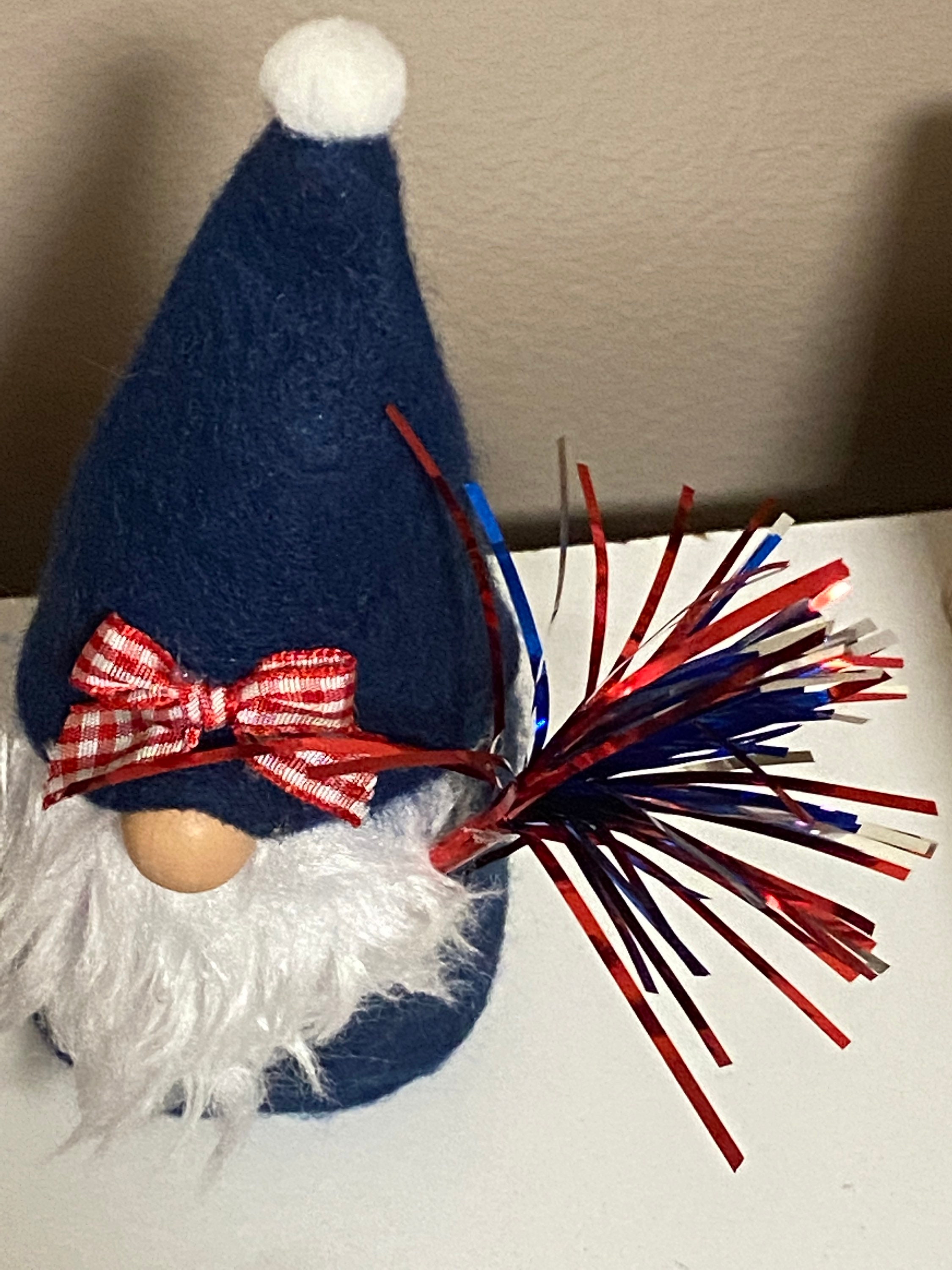 Summer Gnome Patriotic Gnome 4th of July Gnome Red White - Etsy