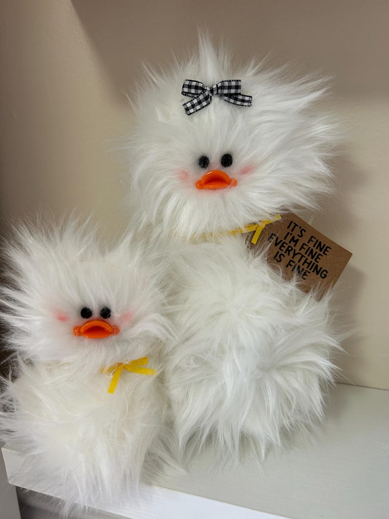 Frazzled MAMA DUCK Standing Duckie Tiered Tray Spring Decor I’m Fine It ...