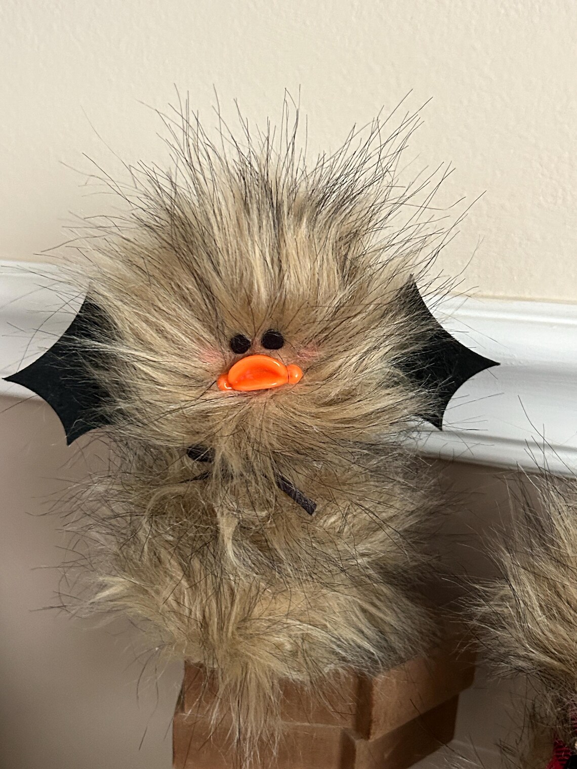 Frazzled Halloween Cute Creepy Ducklings Standing Faux Fur Fuzzy Little ...