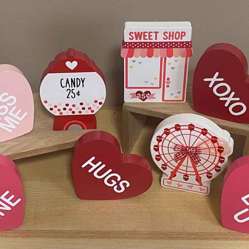 Wood Heart Decor - Etsy