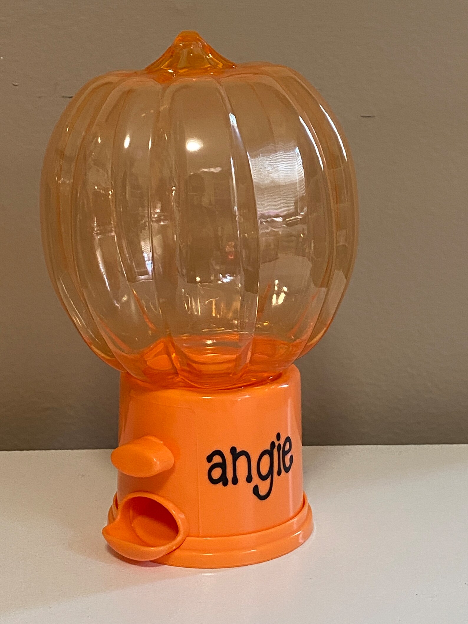 Mini Gumball Machine Candy Dispenser PUMPKIN Candy Machine - Etsy
