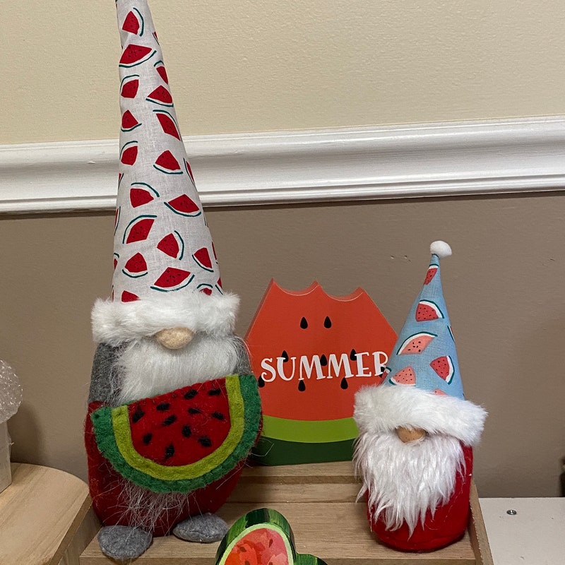 Watermelon Gnome - Etsy